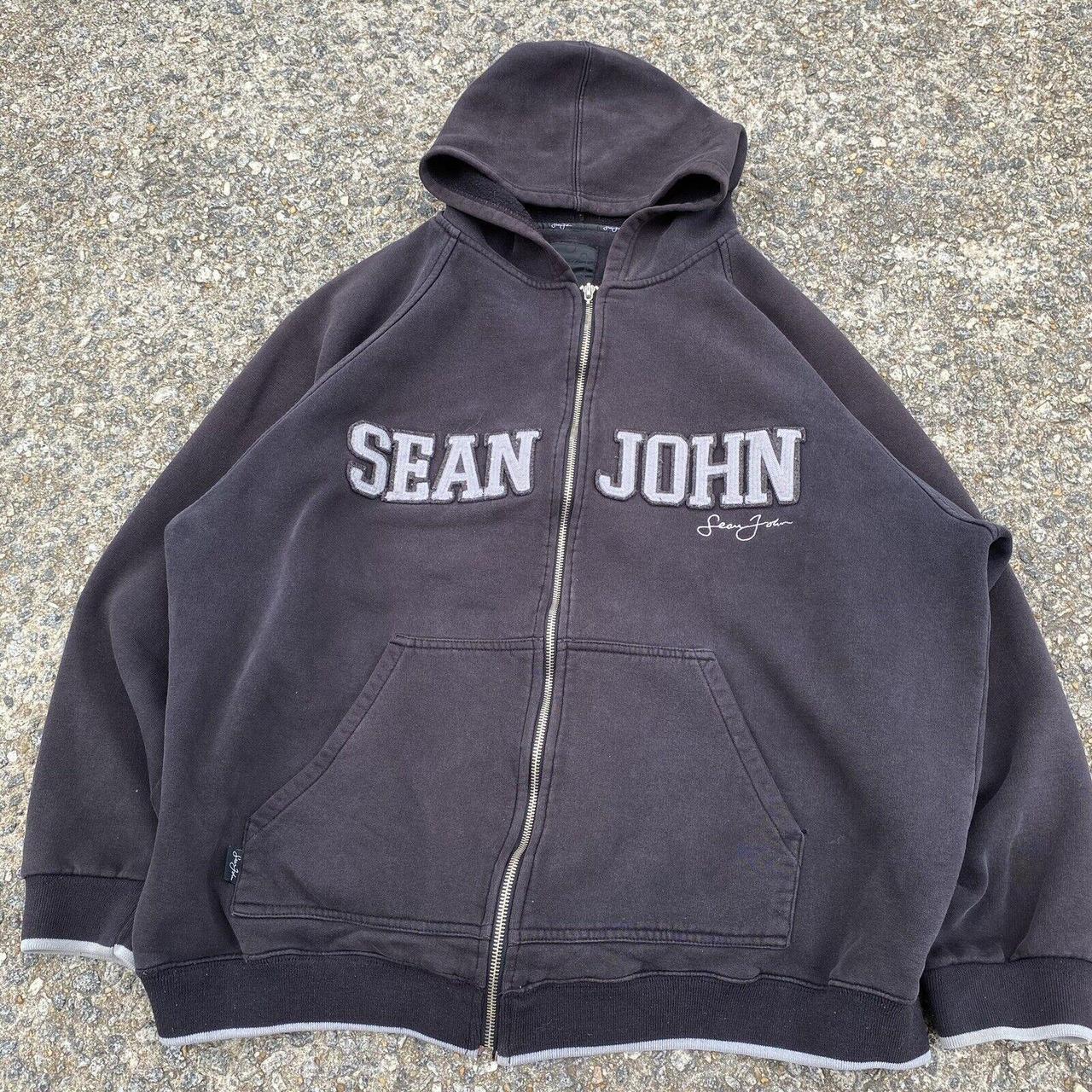 Sean John Full Zip Hoodie Mens XL Y2k Hip Hop... - Depop