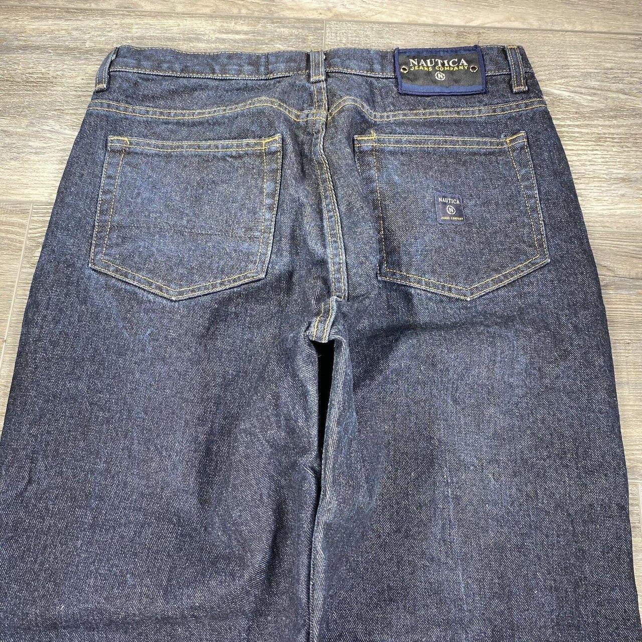 Vtg Nautica Baggy Carpenter Blue Jeans Mens Size... - Depop