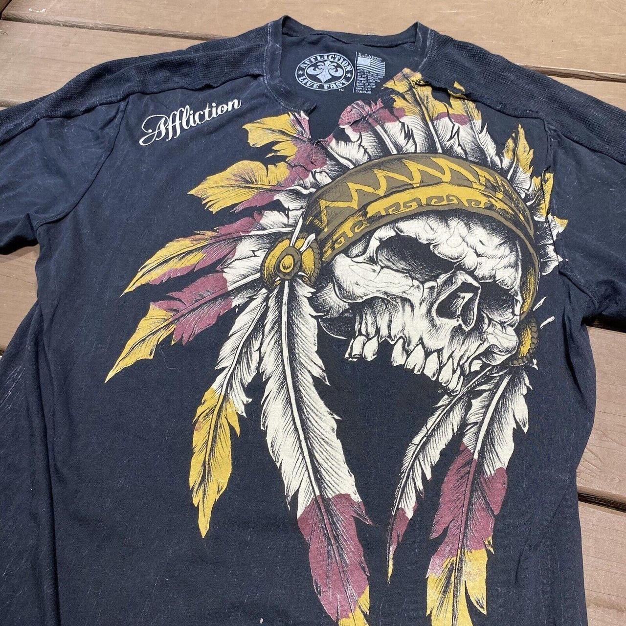 Affliction Mma Elite Tapout T Shirt Mens Size XL V... - Depop