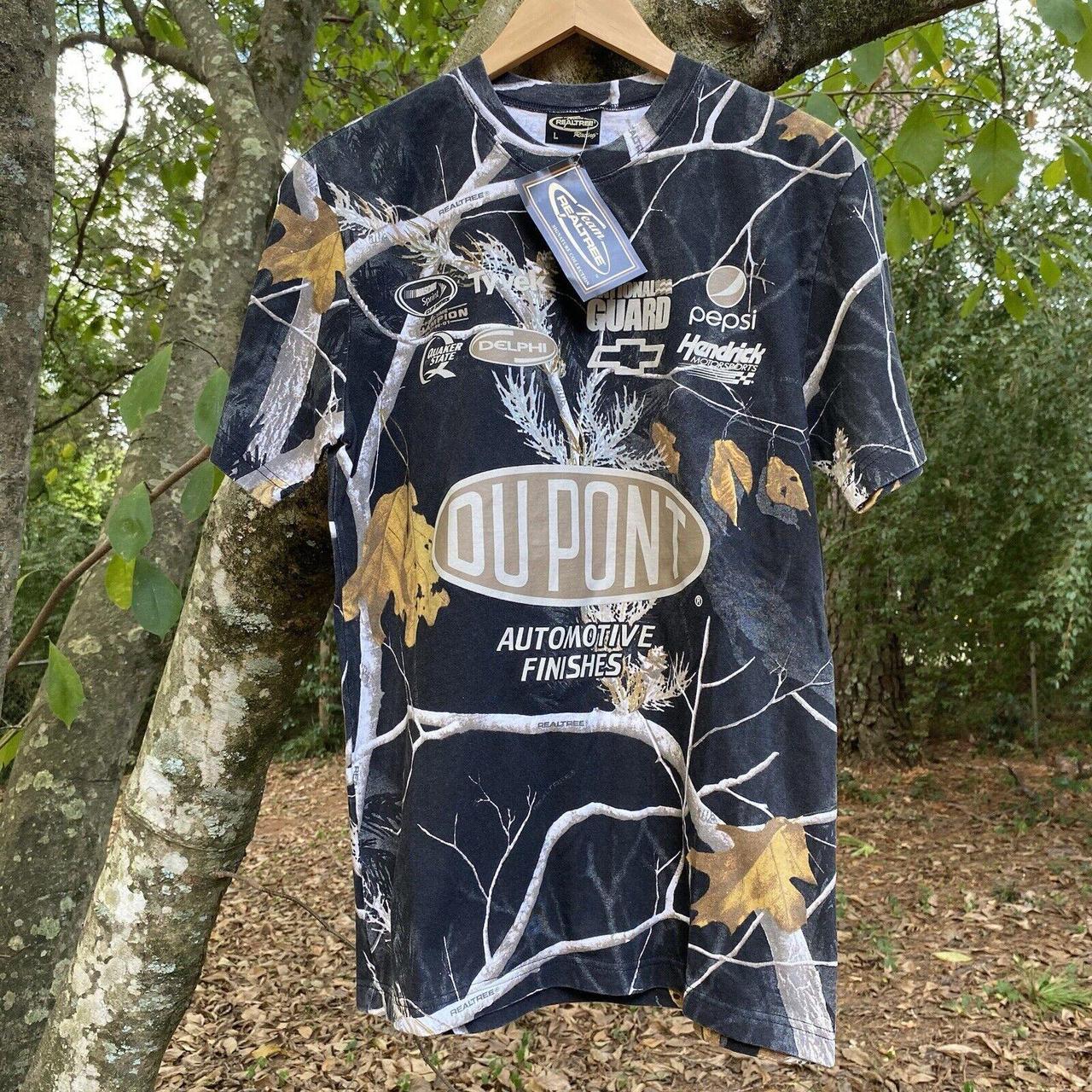 Vintage Jeff Gordon Nascar Team Realtree Racing Tee... - Depop