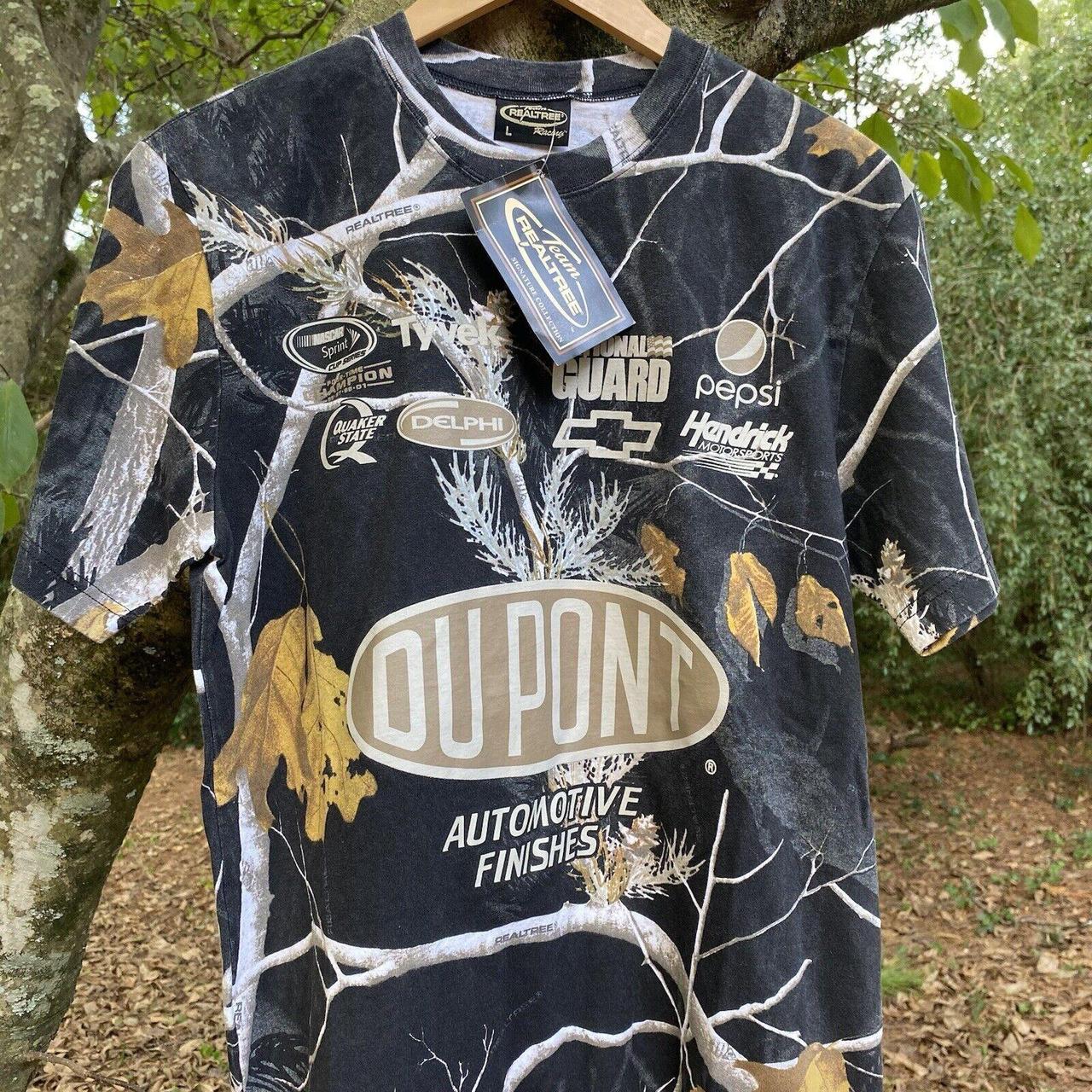Vintage Jeff Gordon Nascar Team Realtree Racing Tee... - Depop