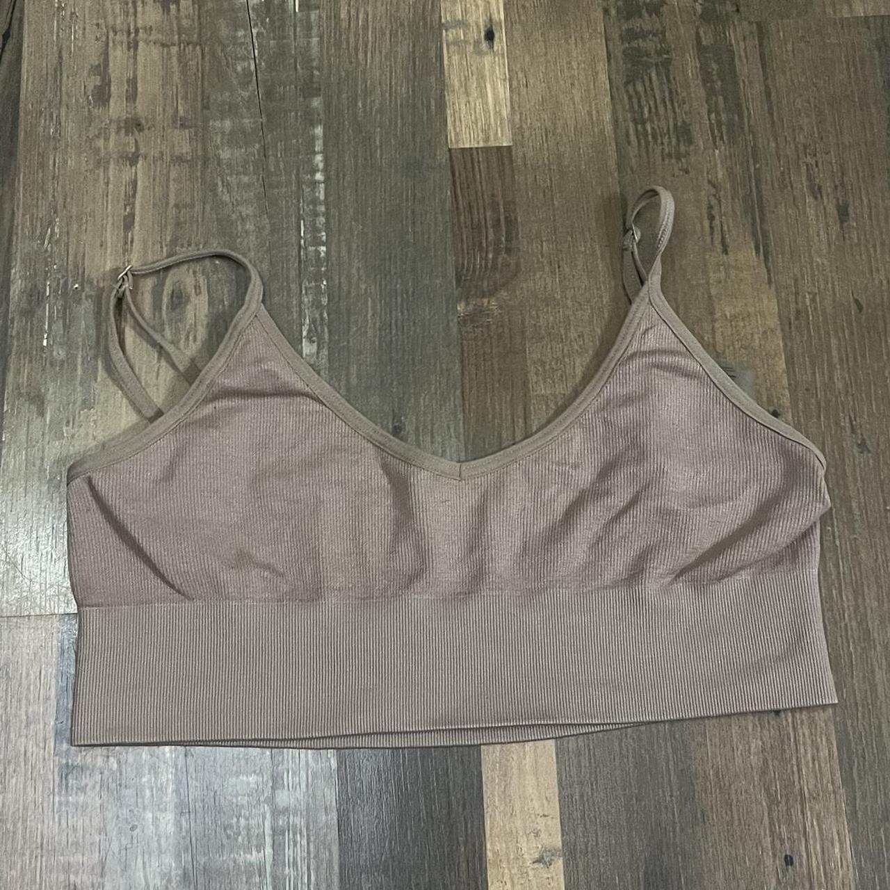 sunday best aritzia cami bralette in leigh beige... | Depop