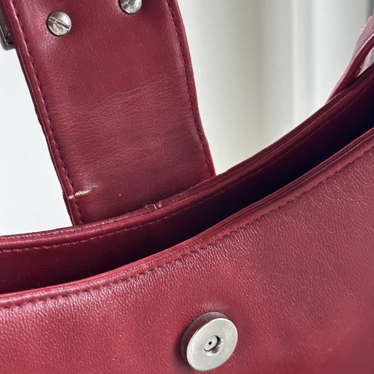 Small red purse 4 compartments 10x7 Adjustable... - Depop