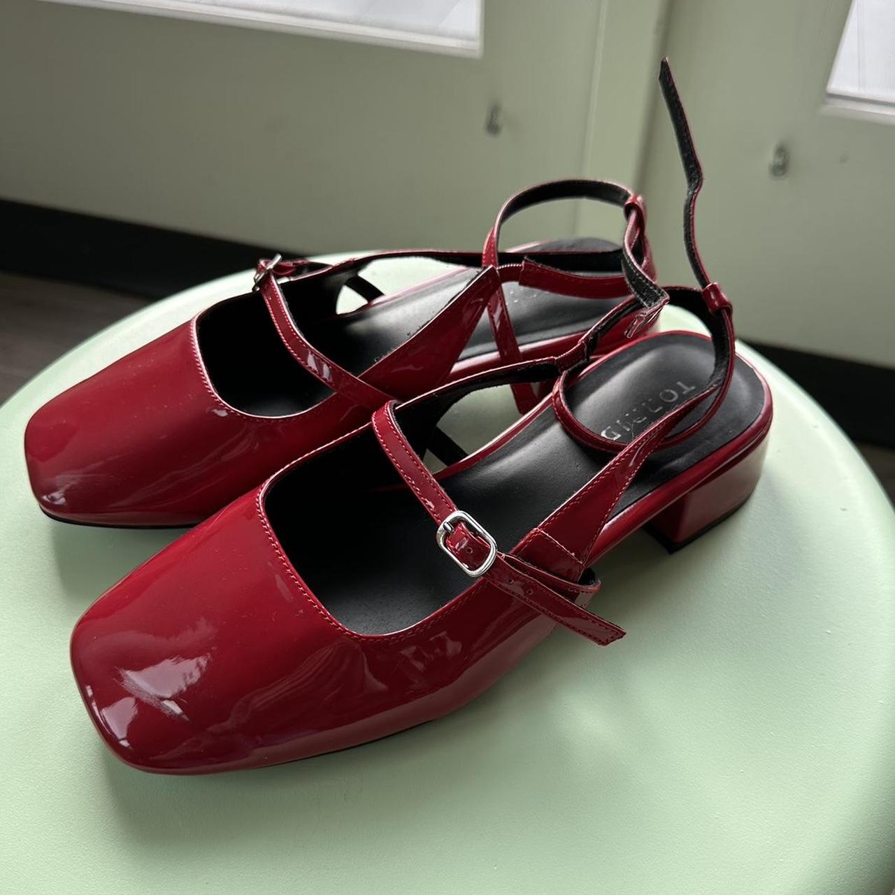 Torrid red Mary Janes Size 7.5 w - Depop