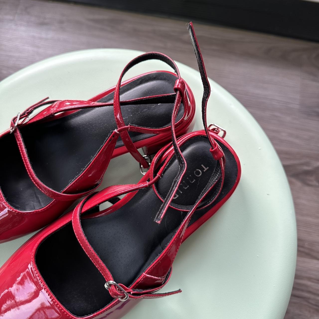 Torrid red Mary Janes Size 7.5 w - Depop