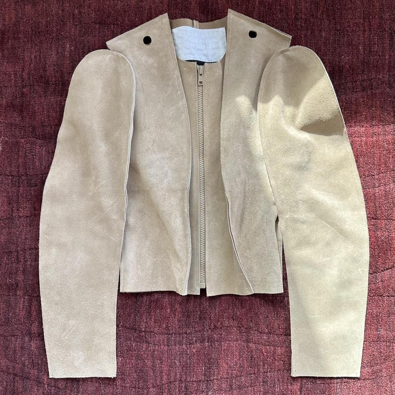 Suede Maison Margiela x H&M collab jacket Labeled... | Depop