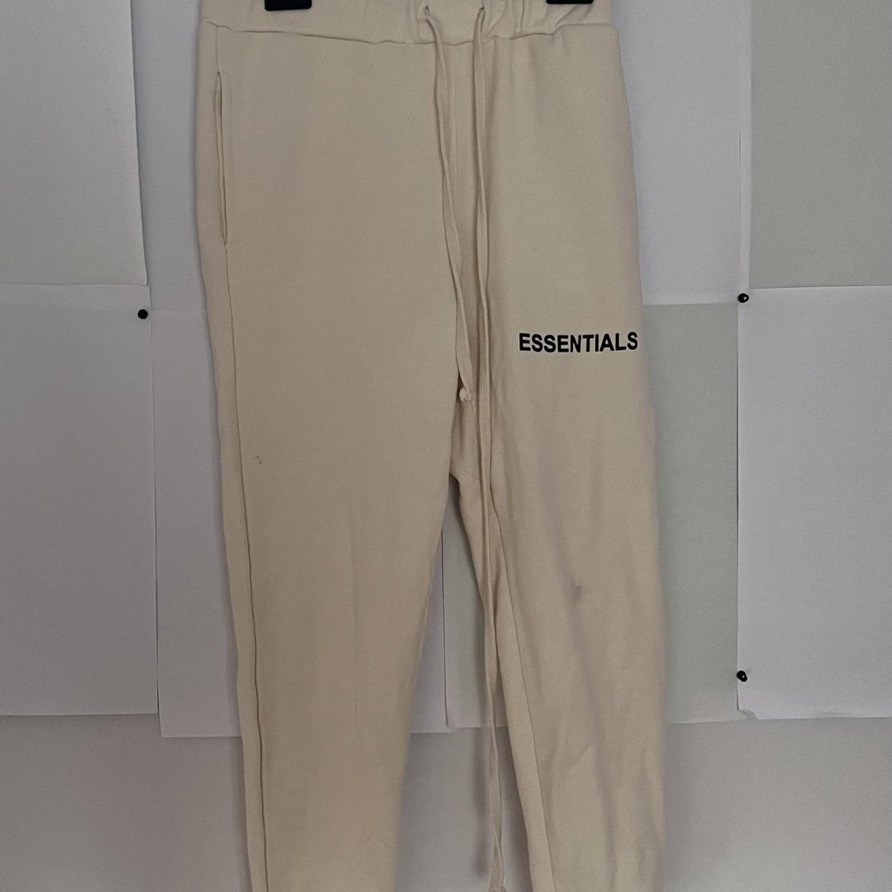 ESSENTIALS FEAR OF GOD LOGO SWEAT PANTS 💡 ⭕️ WORE A... - Depop