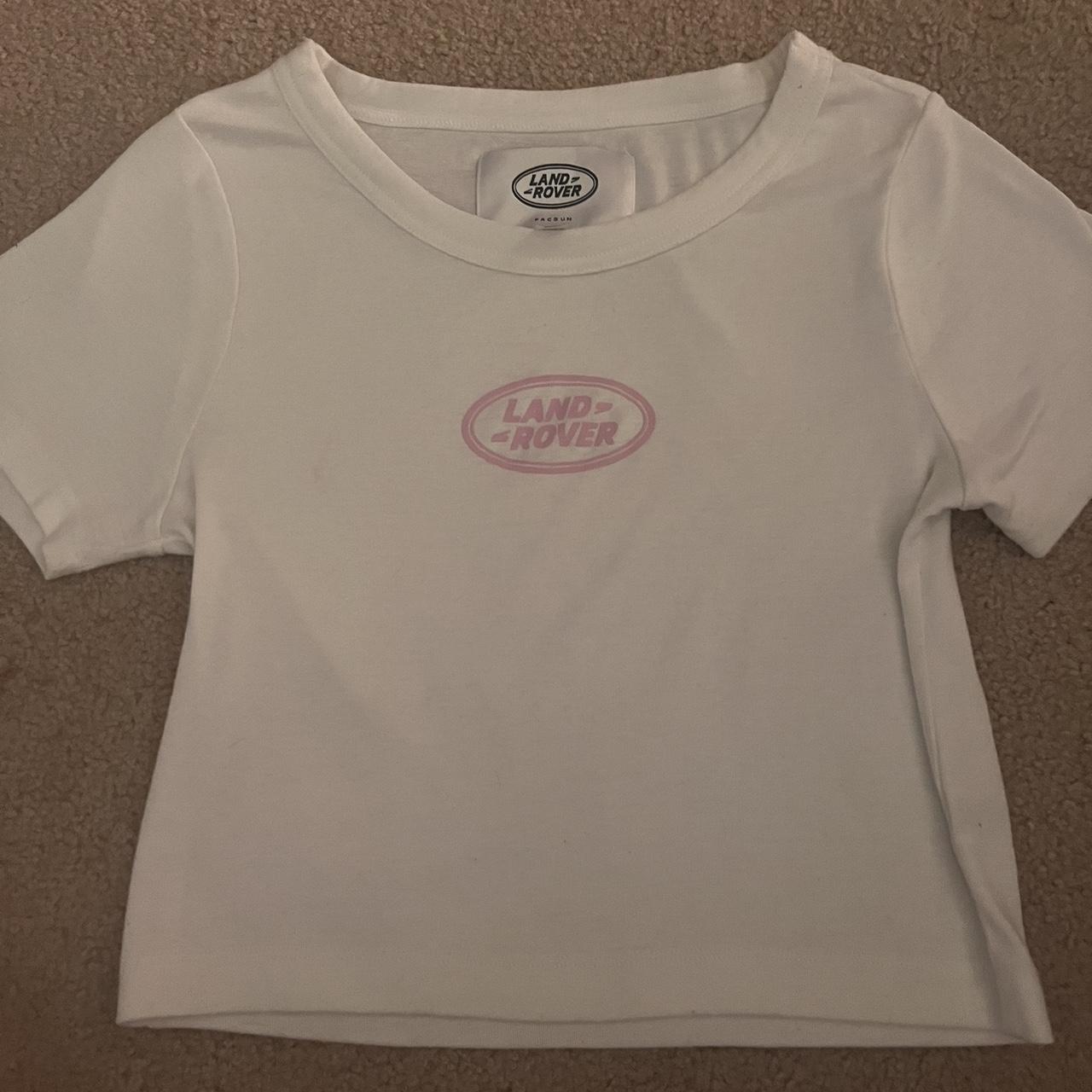 land rover PACsun size medium white shirt - Depop