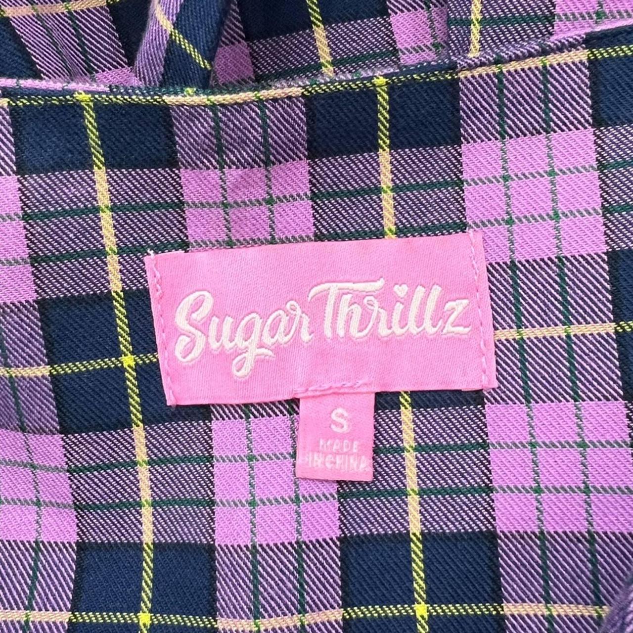 Dolls Kill Sugar Thrillz Plaid Pleated Mini Skirt Depop