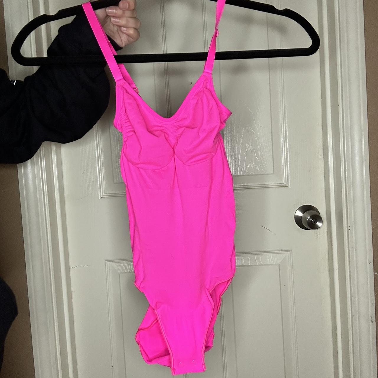 (ONLY HAVE 1 L/XL) skims flamingo pink sculpting... - Depop