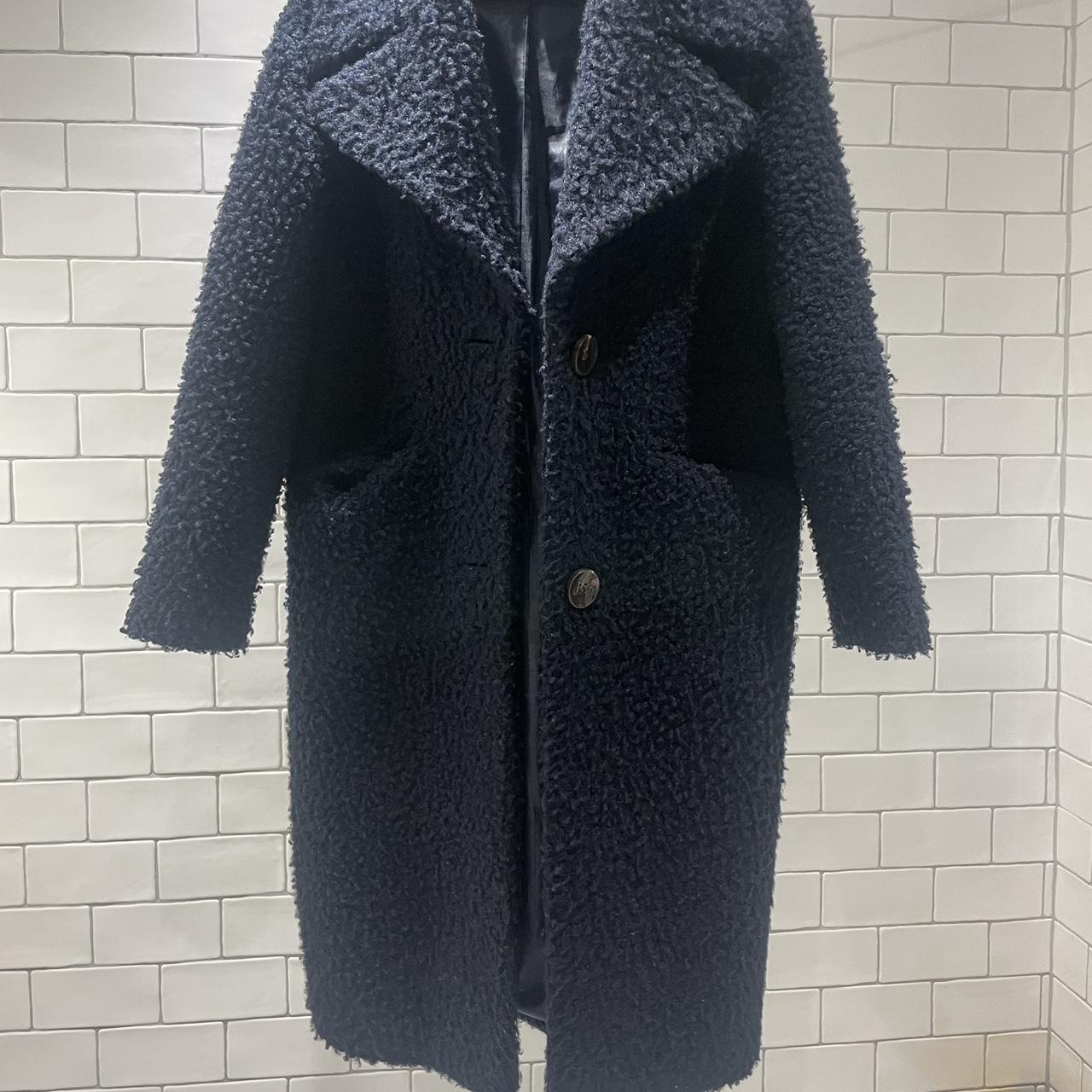 Principles teddy navy jacket size 10 Very soft with... - Depop Principles teddy navy jacket size 10 Very soft with... - Depop