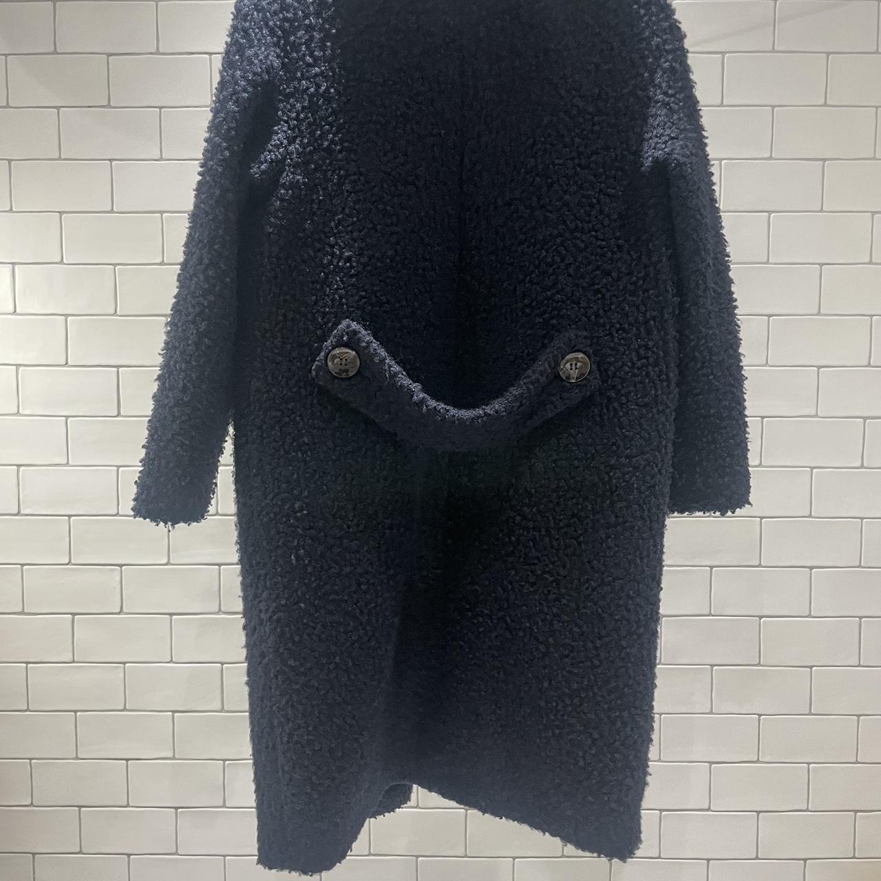 Principles teddy navy jacket size 10 Very soft with... - Depop