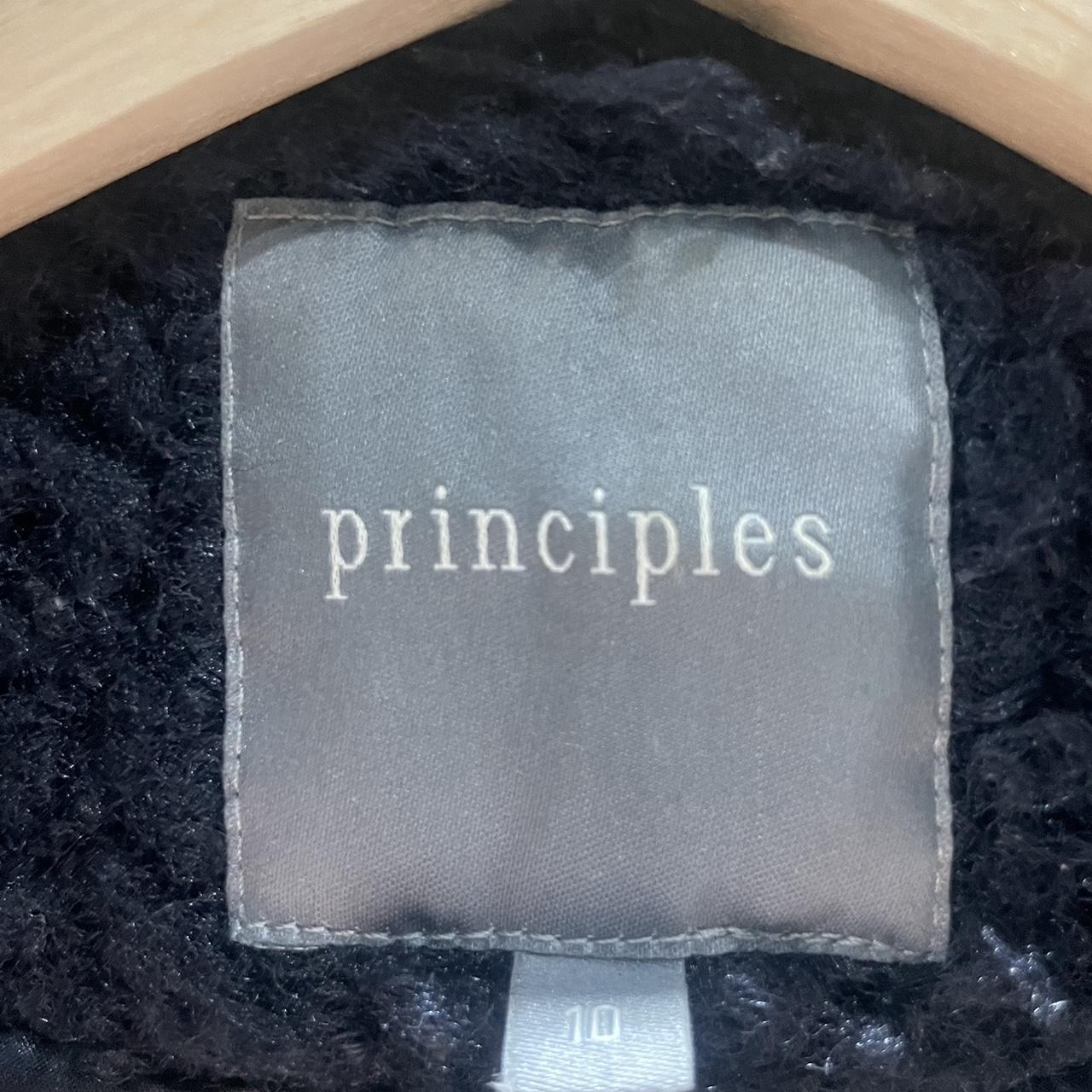 Principles teddy navy jacket size 10 Very soft with... - Depop