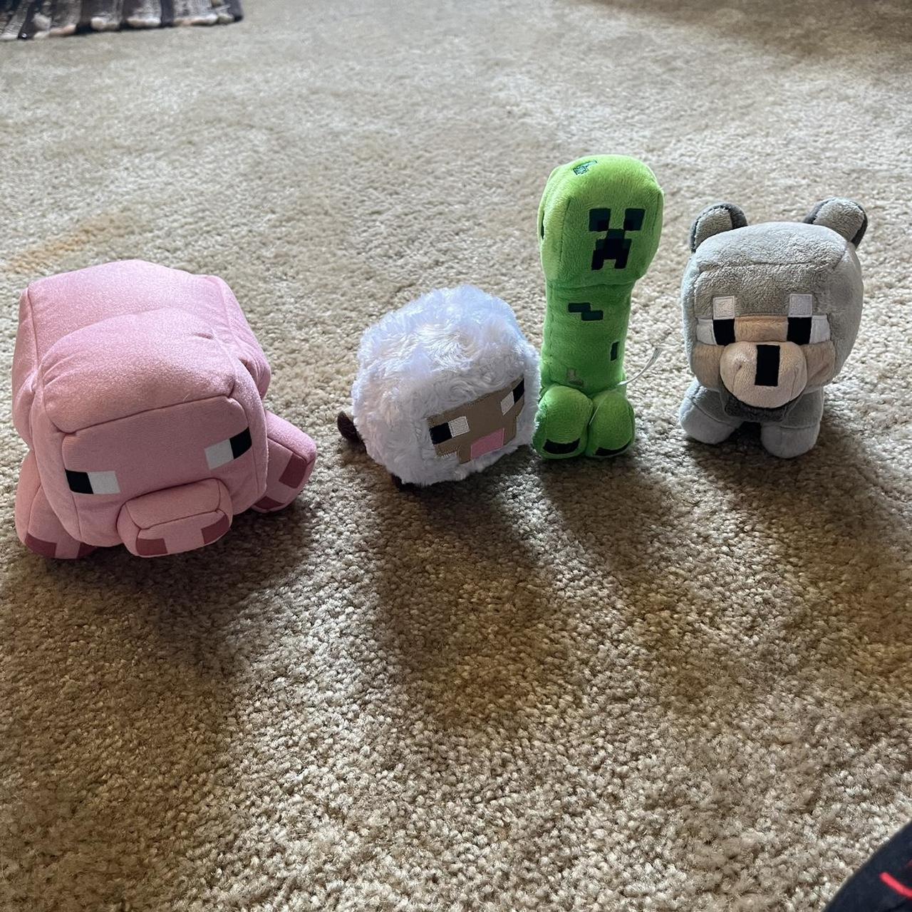 - Lot of minecraft stuffed animals / plushies -... - Depop