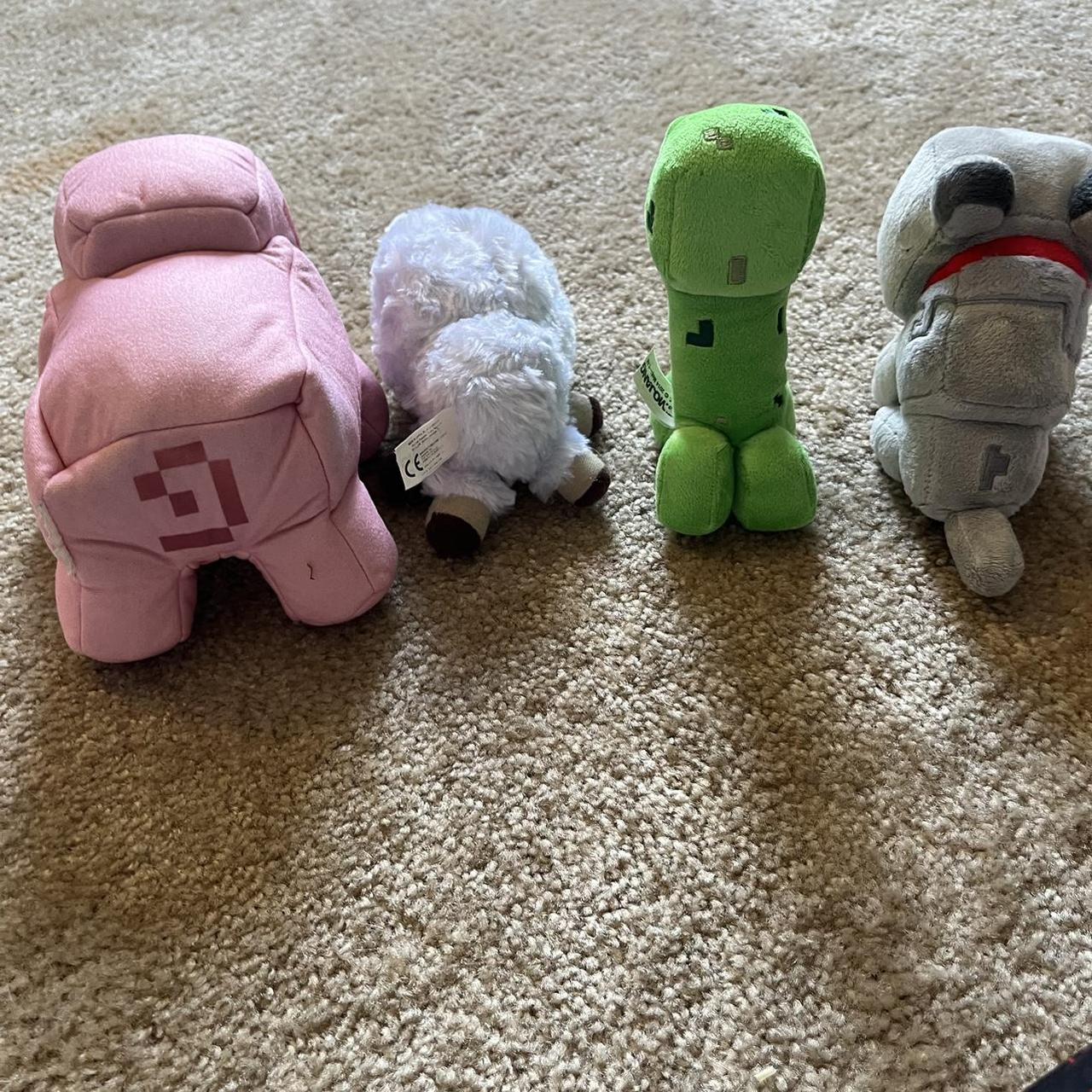 - Lot of minecraft stuffed animals / plushies -... - Depop