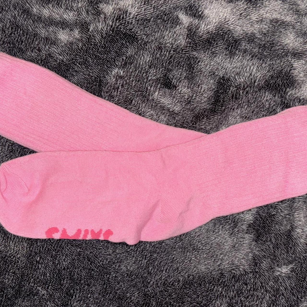🎀Skims sports crew bubble gum pink socks🩷 Fits sizes... - Depop
