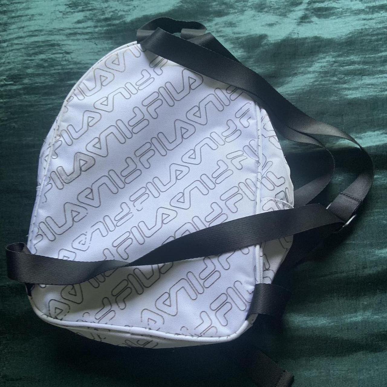 Fila mini backpack with pouch 🤍 -some flaws, kind of... - Depop