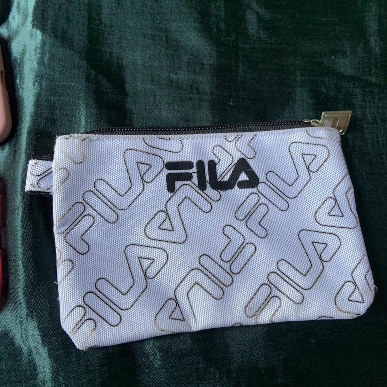 Fila mini backpack with pouch 🤍 -some flaws, kind of... - Depop