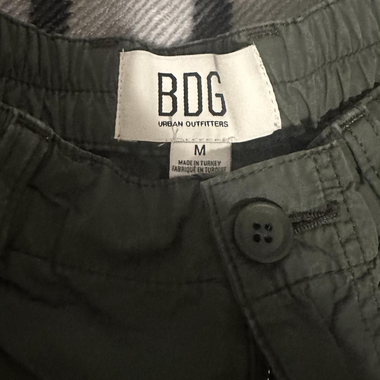 green BDG cargos originally $70, worn a few... - Depop