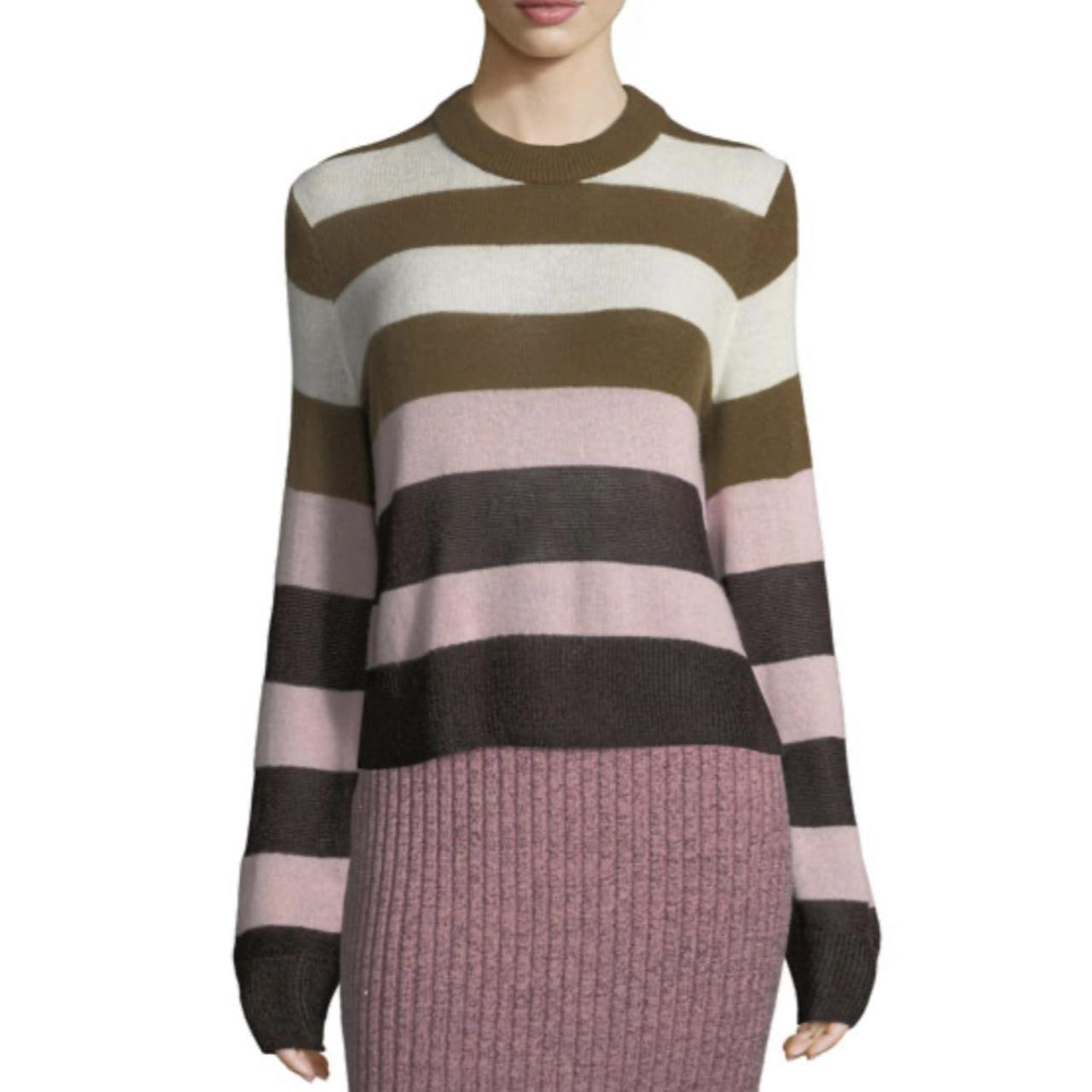 RAG & BONE color block striped cashmere sweater.... - Depop