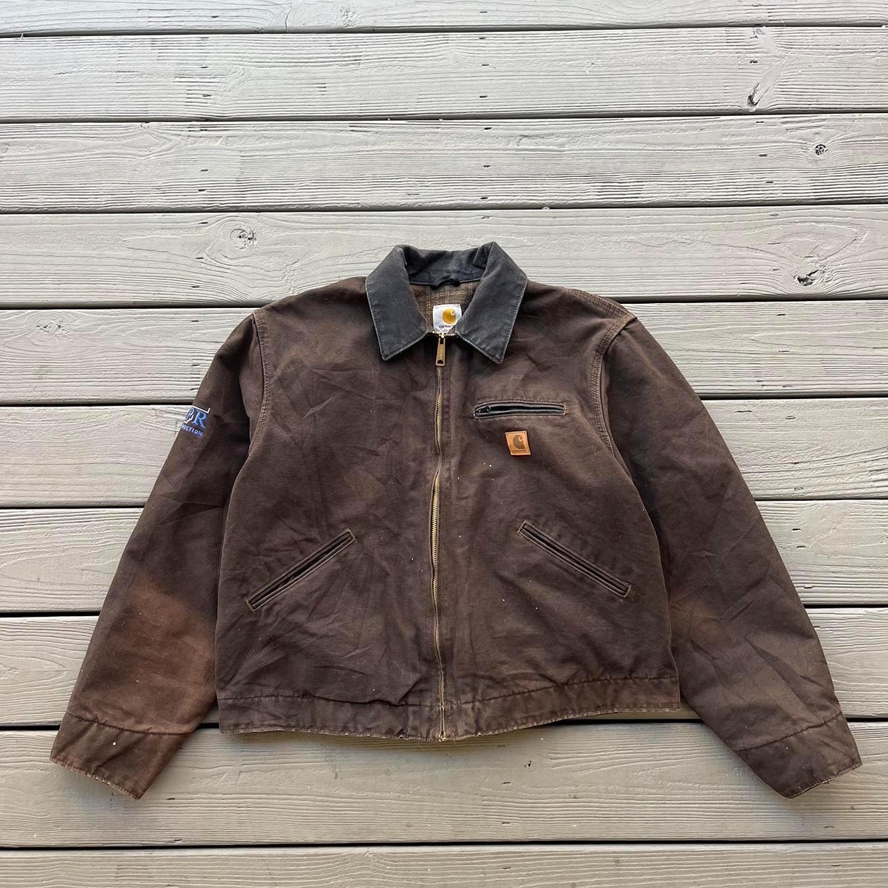J97 DKB Carhartt Detroit Jacket Sizes:... - Depop