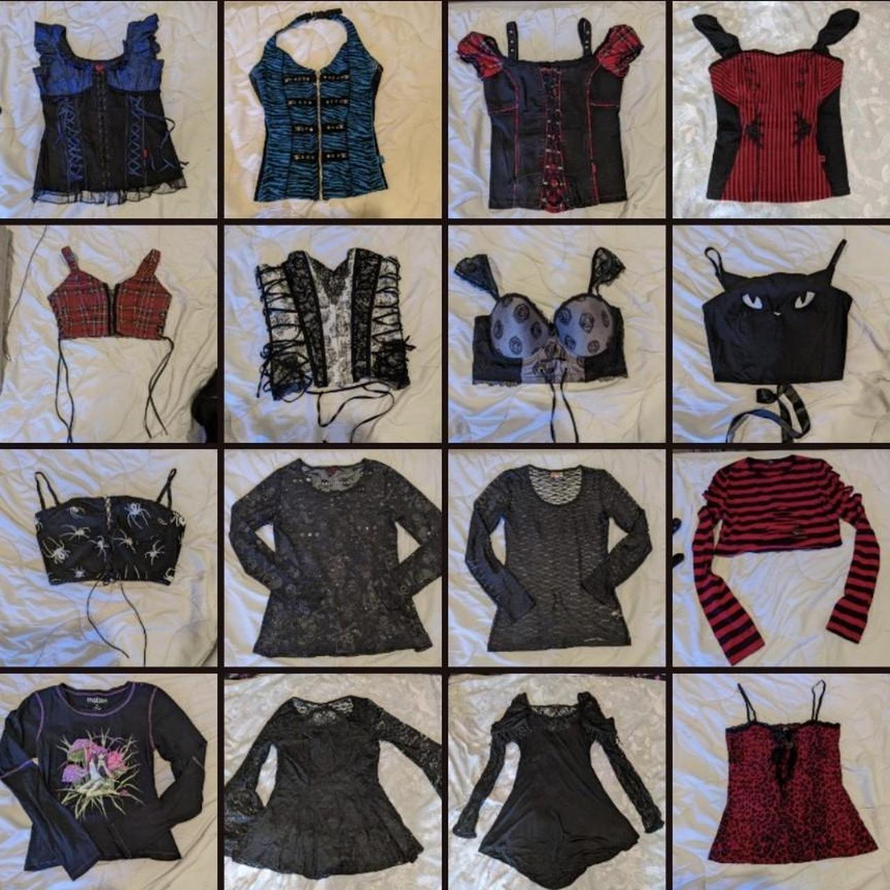 💀 Nessies Collection Post: Tops 💀 1. Tripp Blue... - Depop