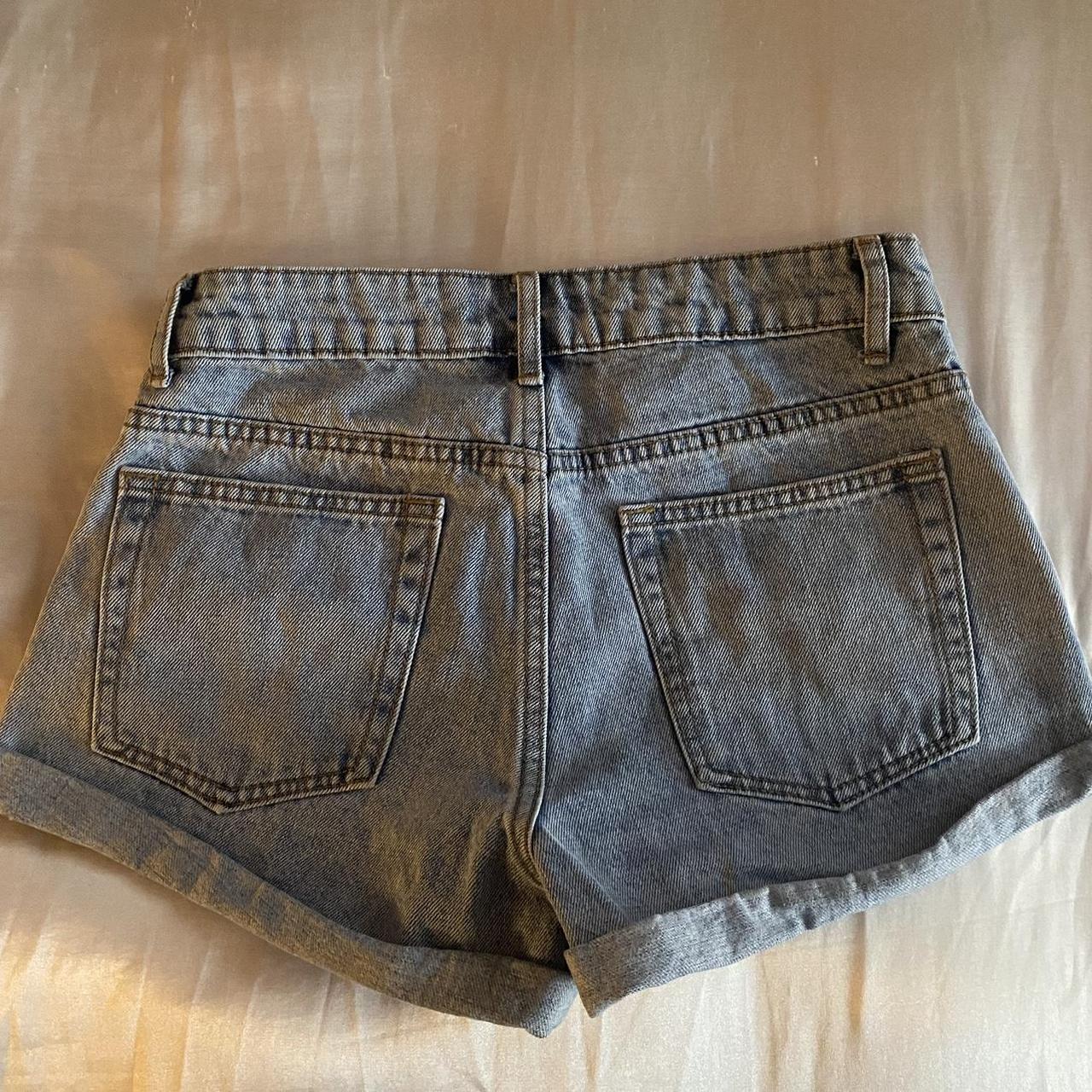 edikted jean shorts , size xs. perfect condition.... - Depop