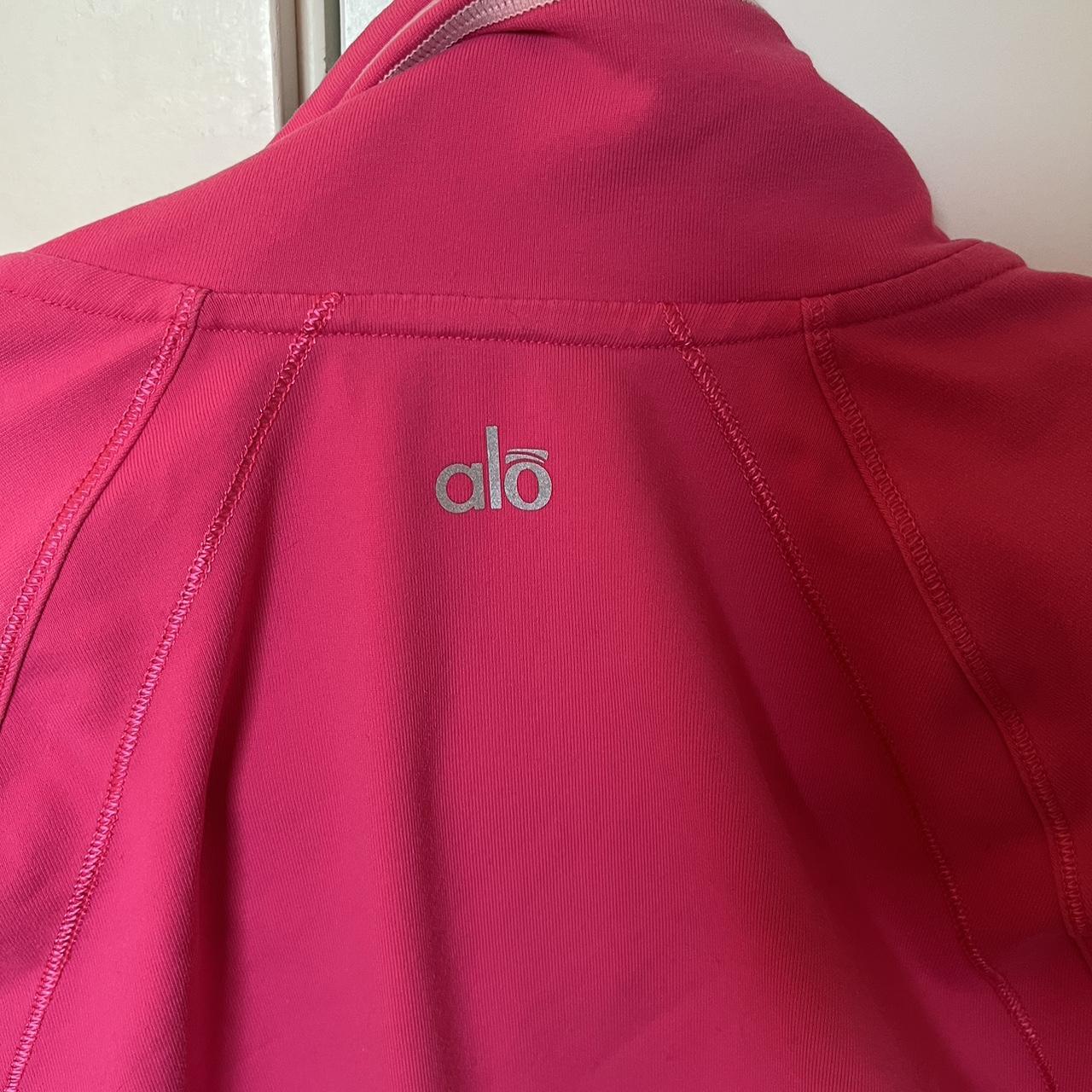 Pink Alo sportswear sweater Size small - Depop