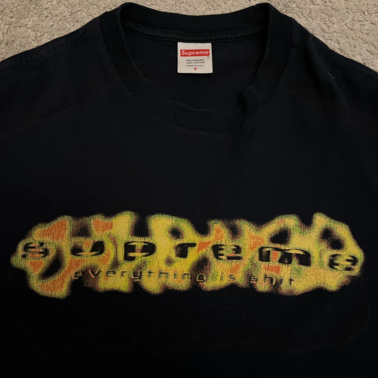 Supreme rare t shirt y2k navy Size small Pretty... - Depop