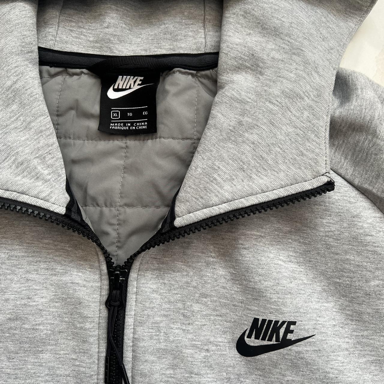 Mens tech fleece Rare winter tech fleece grey -worn... - Depop