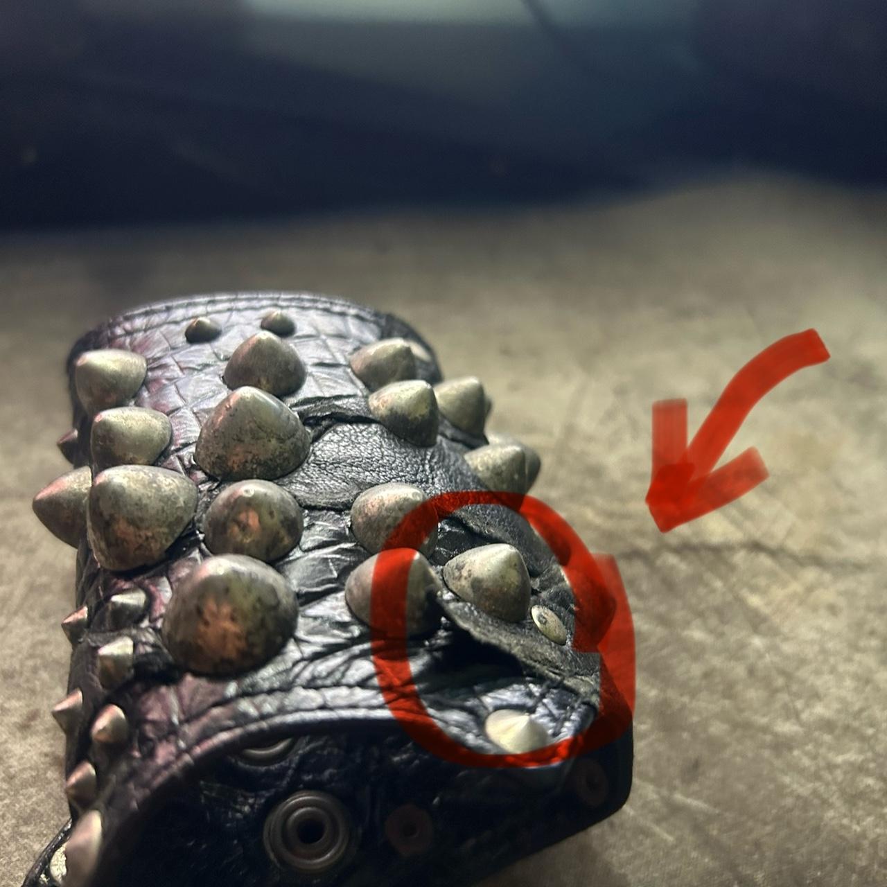 KMRII Studded Bracelet Super cool, studs galore, +10... | Depop