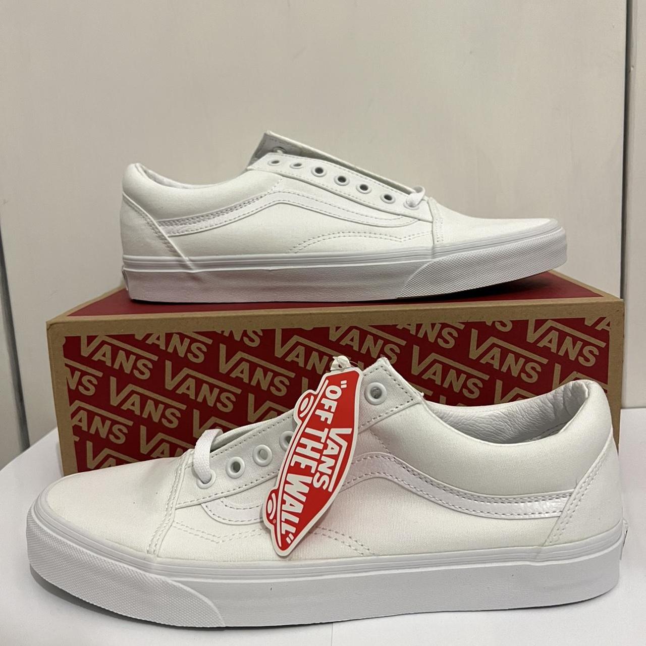 Vans Old Skool True White VN000D3HW001 Shoes... - Depop