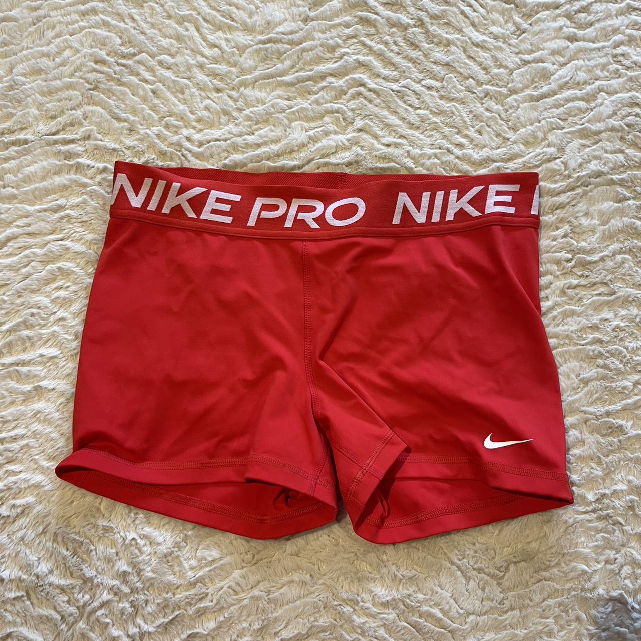 Red Nike Pro 3inch (M) $20 - Depop