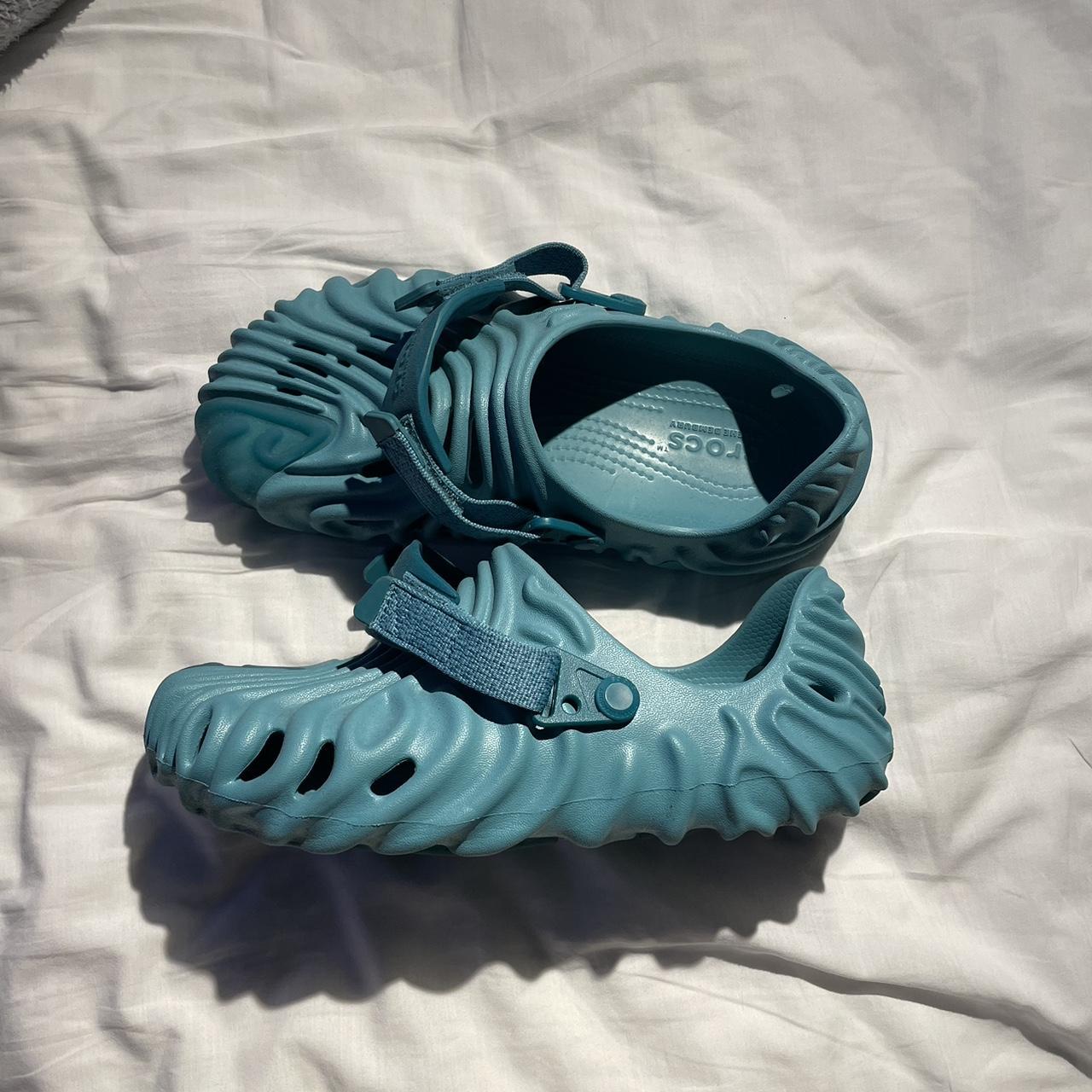 Salahe Bembury crocs in blue Worn once but still... - Depop