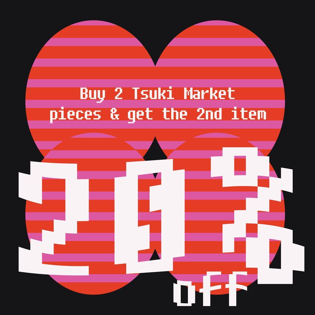 🖤🩷 TSUKI MARKET OFFER 🤍🩶 📣 BUY 2 Tsuki Market items... - Depop