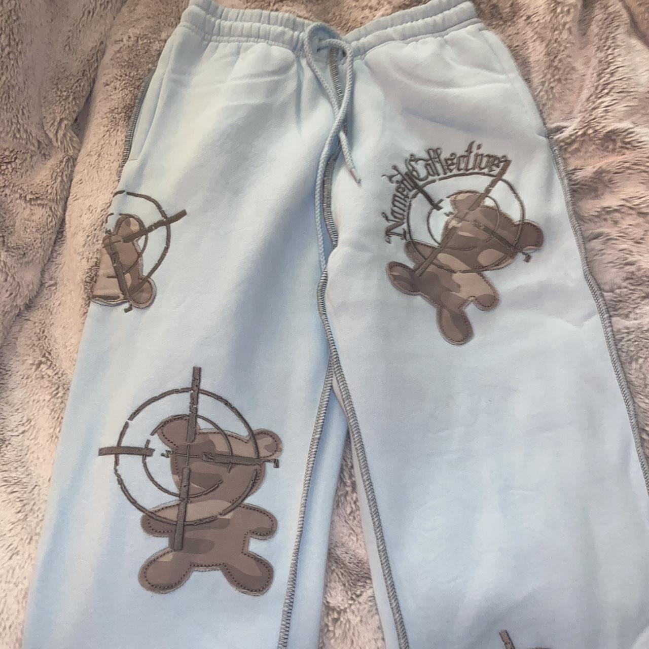 Light blue “Named Collective” gamer 2.0 sweatpants... - Depop