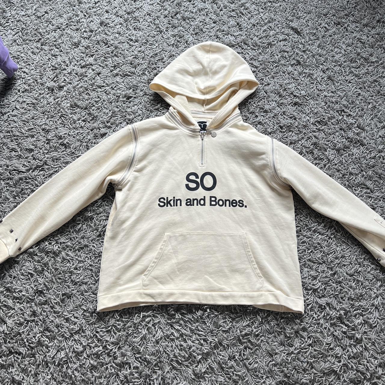 Paynestar So Skin and Bones hoodie Can be zipped out... - Depop