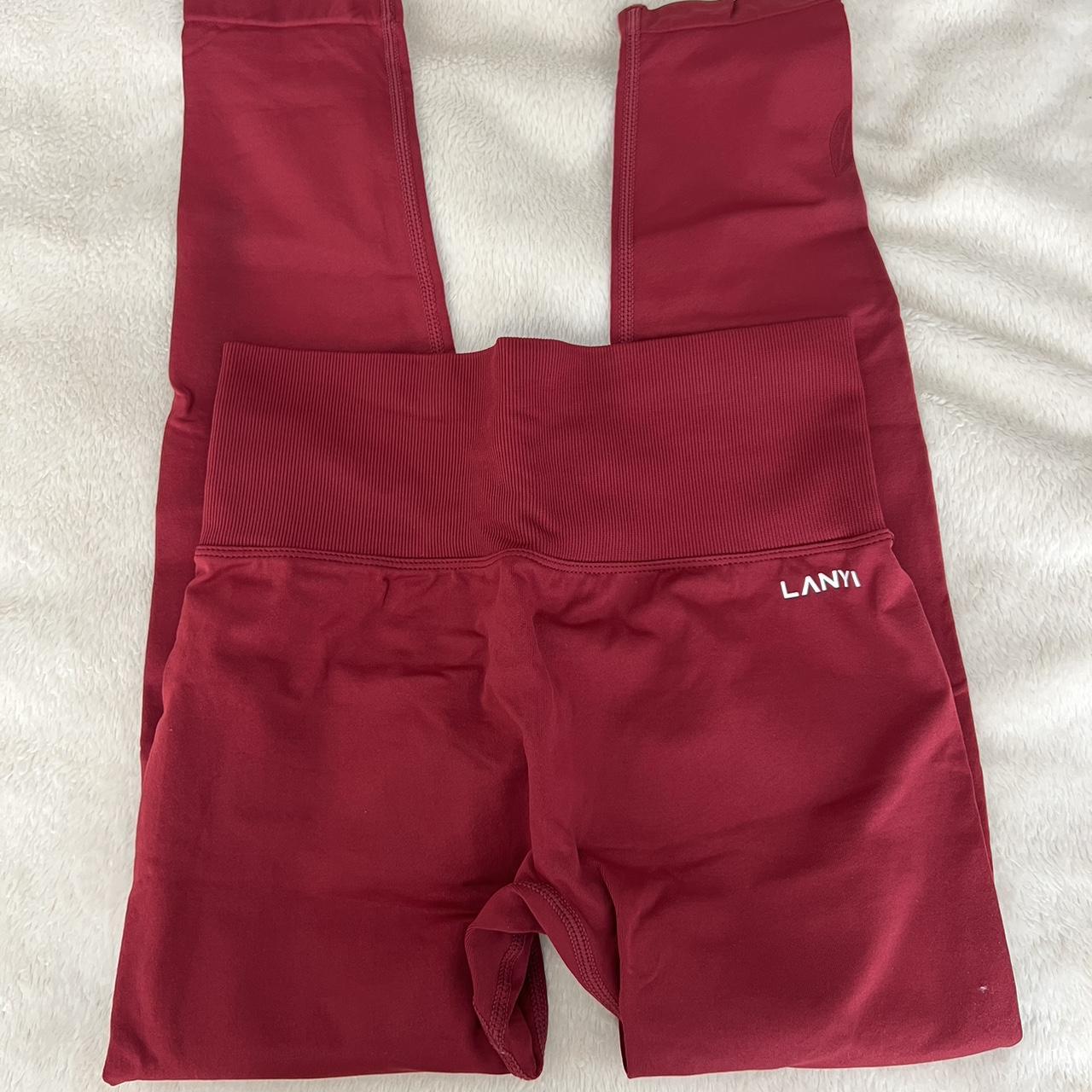 Lanyi by Dfyne Red Dynamic Leggings size Small In... | Depop
