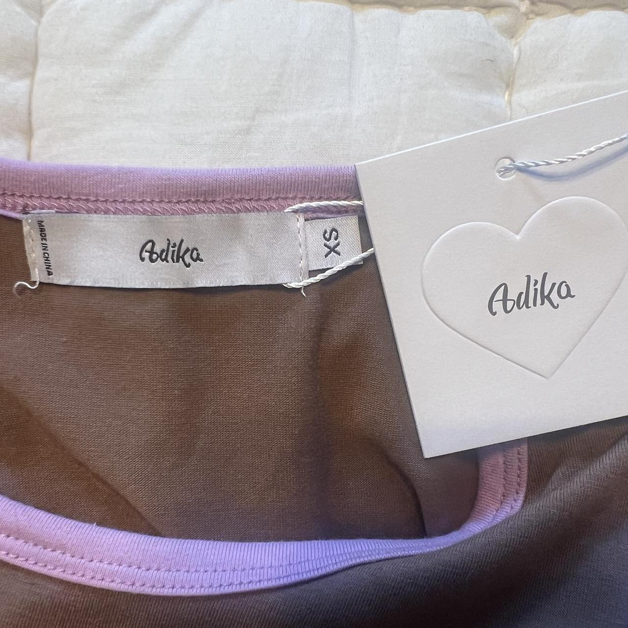 Adika Brown Silly Cropped Tank Top - Depop