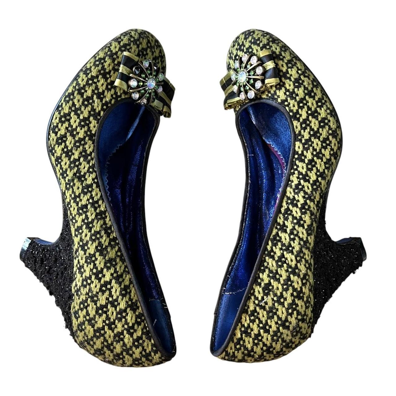 Olive green houndstooth heels! Cute and tough... | Depop