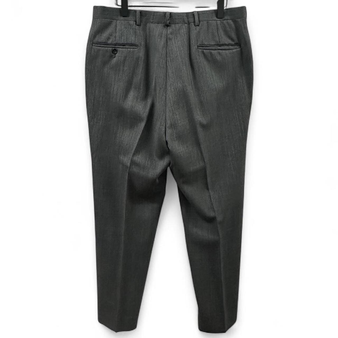 Hart Schaffner & Marx Charcoal Wool Two-Piece... | Depop