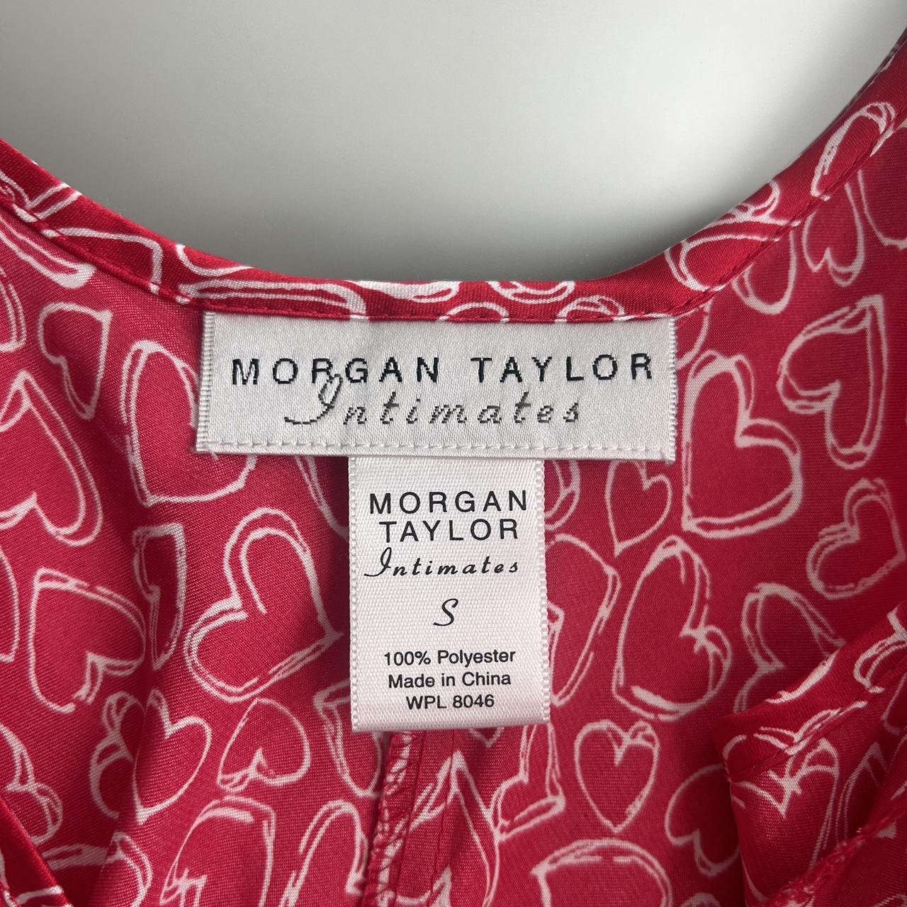 -Adorable Morgan Taylor red silky slip dress with... - Depop