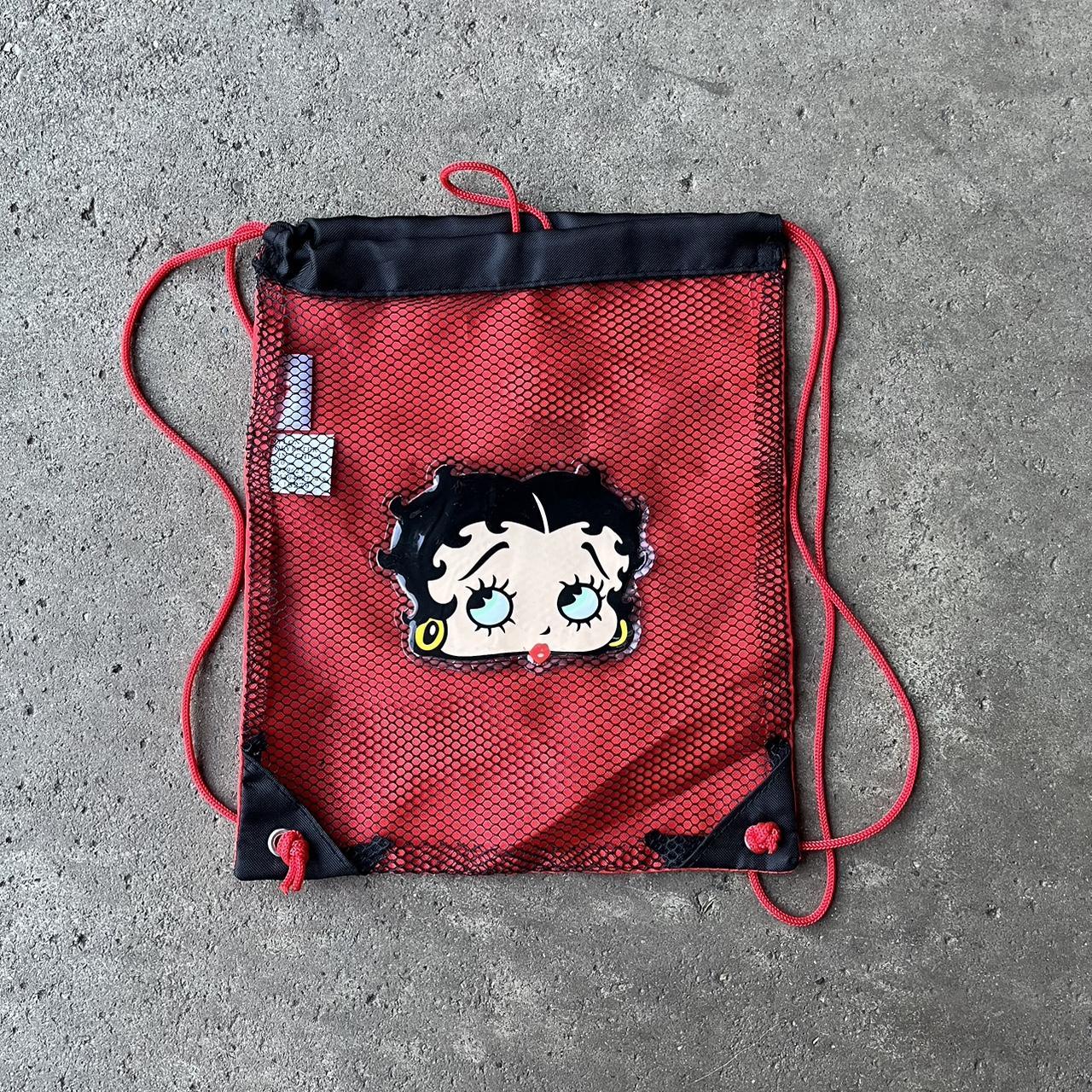 Official Betty Boop mini mesh drawstring bag!!!... - Depop