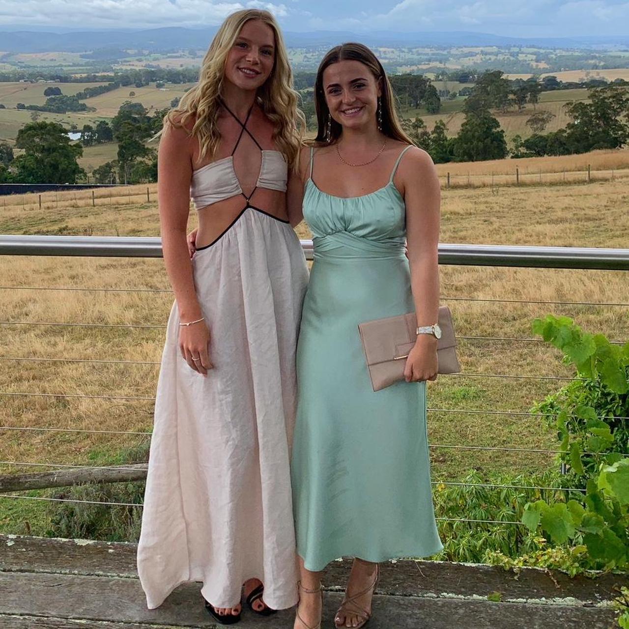 bec and bride noelle cut out maxi dress RENT ONLY - Depop