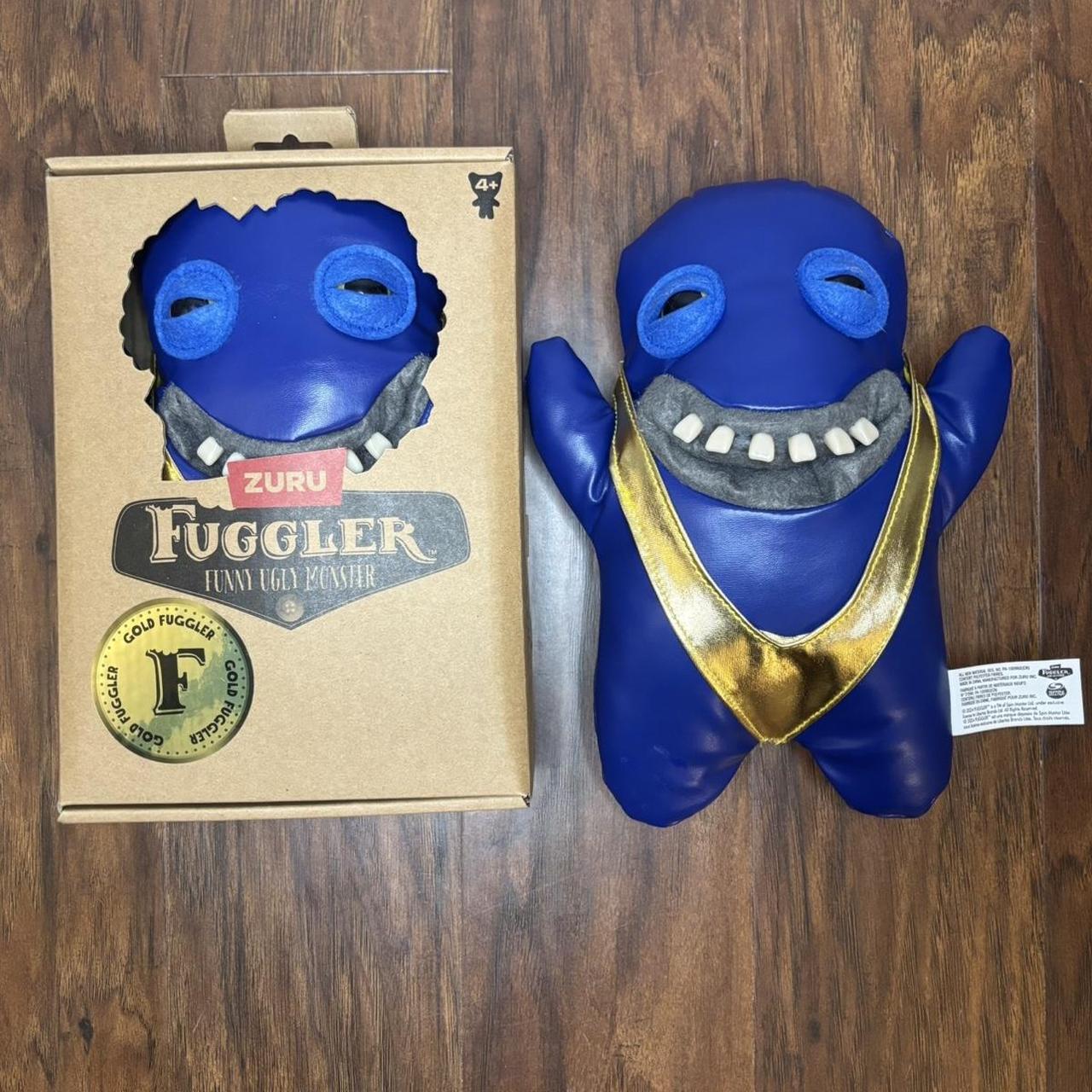 Gold Fuggs Fuggler- Shameless Goof monster plush... | Depop