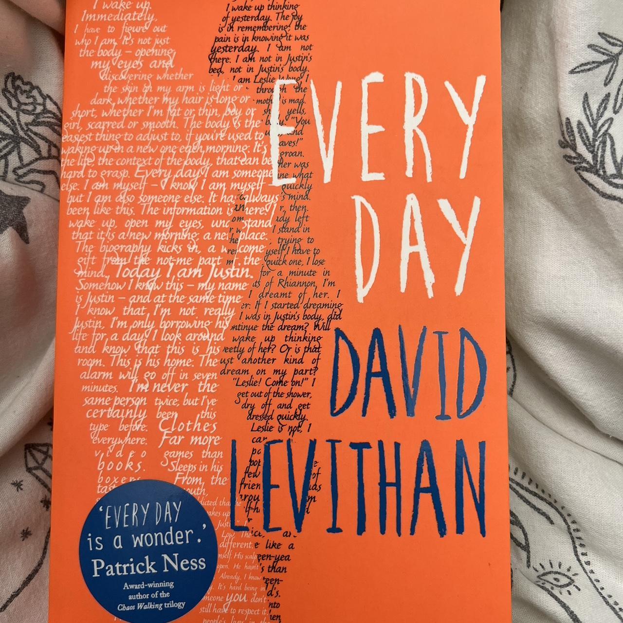 Everyday by David Levithan Spin still in tact Free... - Depop