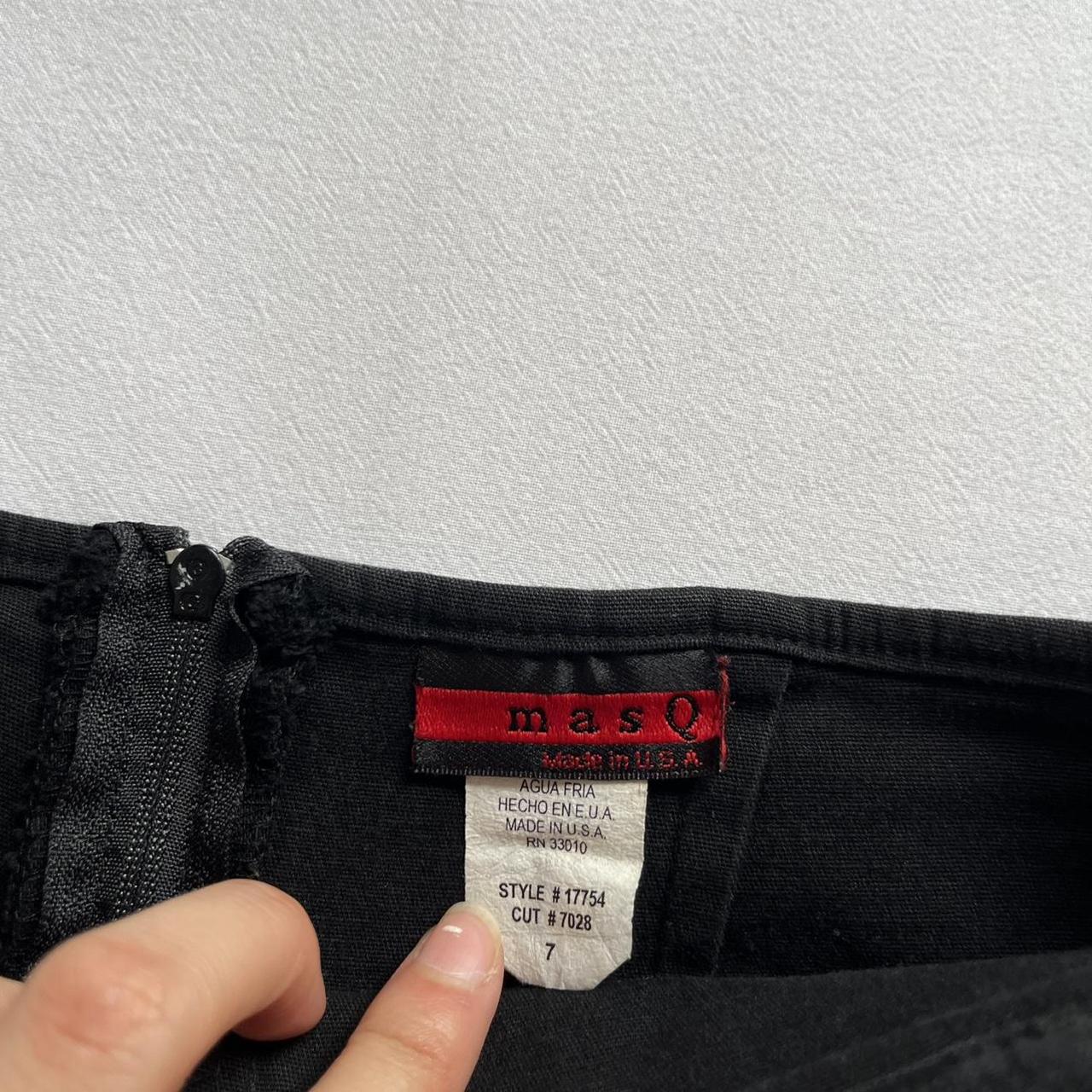 Y2K CLASSIC 90’S BASIC BLACK MINI SKIRT -brand is... - Depop