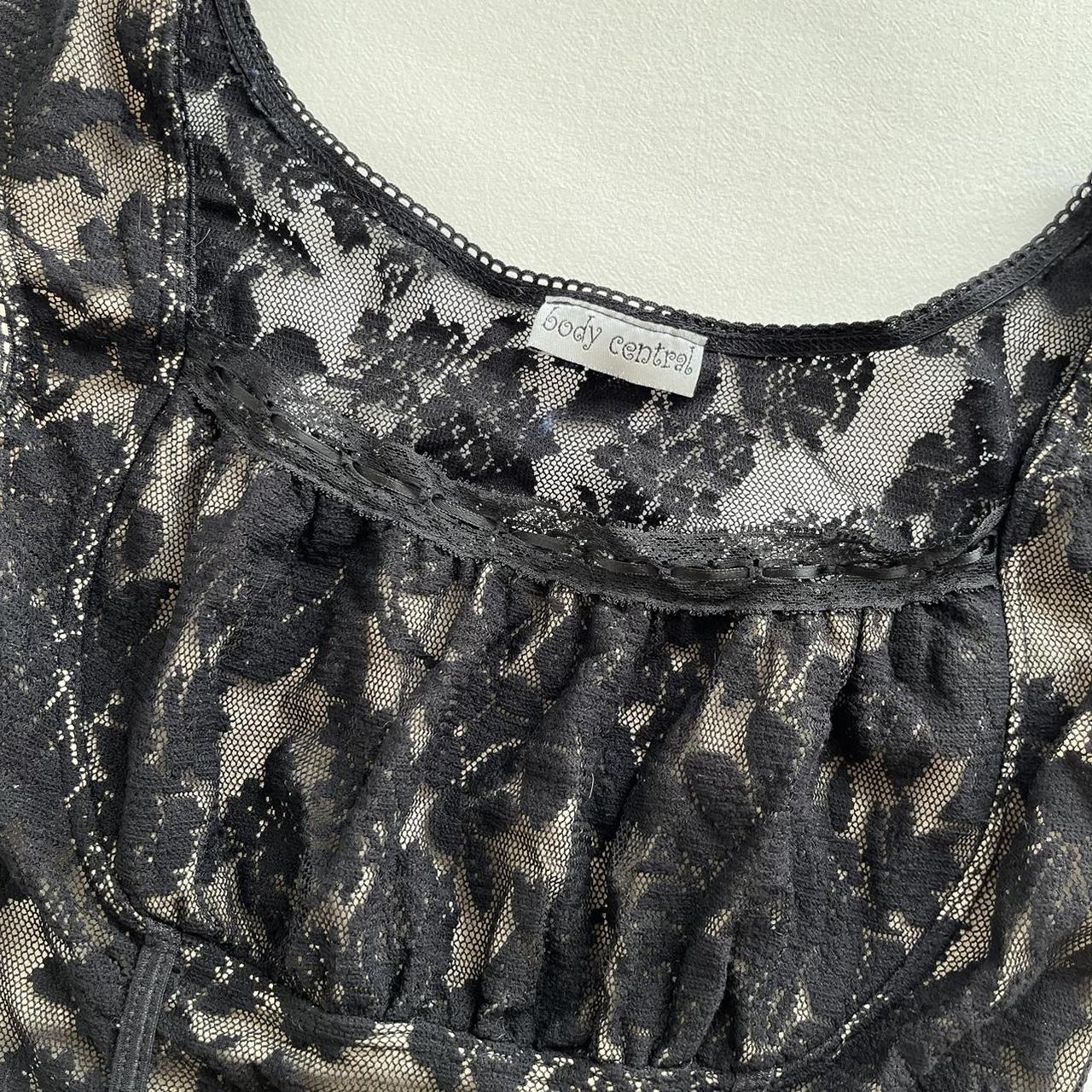 GORGEOUS VTG 90’S BODY CENTRAL LACE BABYDOLL BUSTIER... - Depop