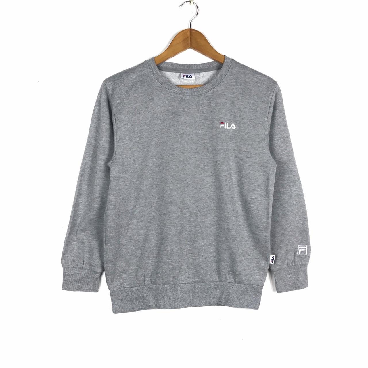 Rare !!! Fila small logo jumper pullover... - Depop