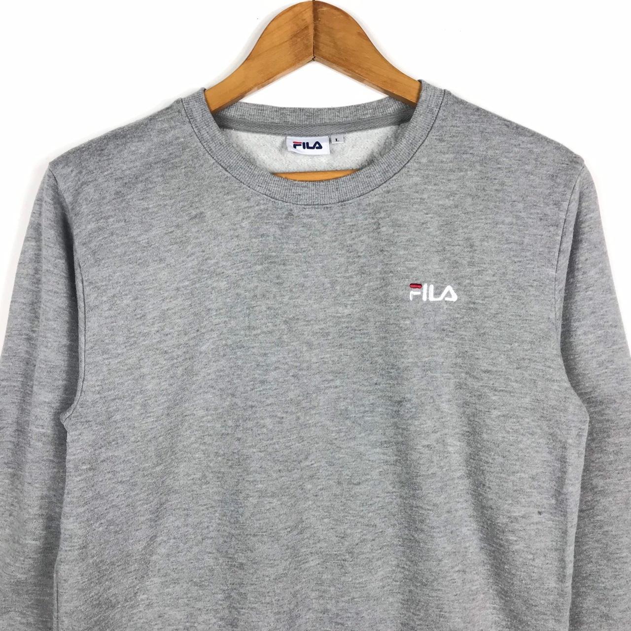 Rare !!! Fila small logo jumper pullover... - Depop